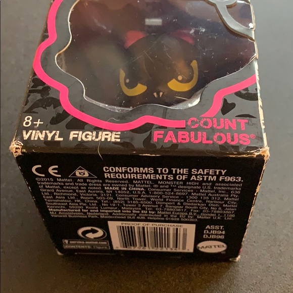 Other | Monster High Count Fabulous Vinyl Figure | Poshmark